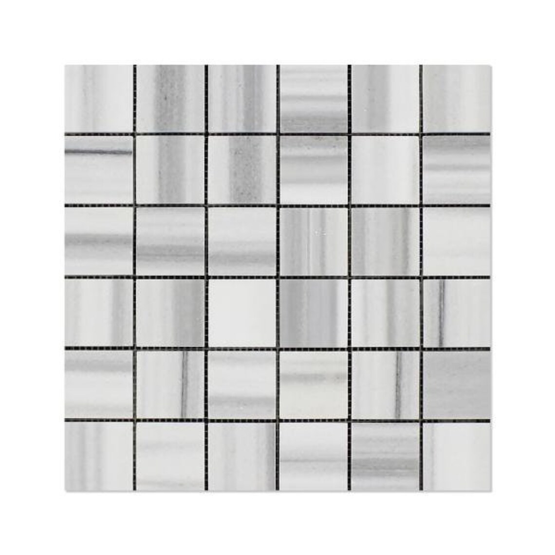 Marmara Marble Polished Square Mosaic Tile 2x2” - Etsy