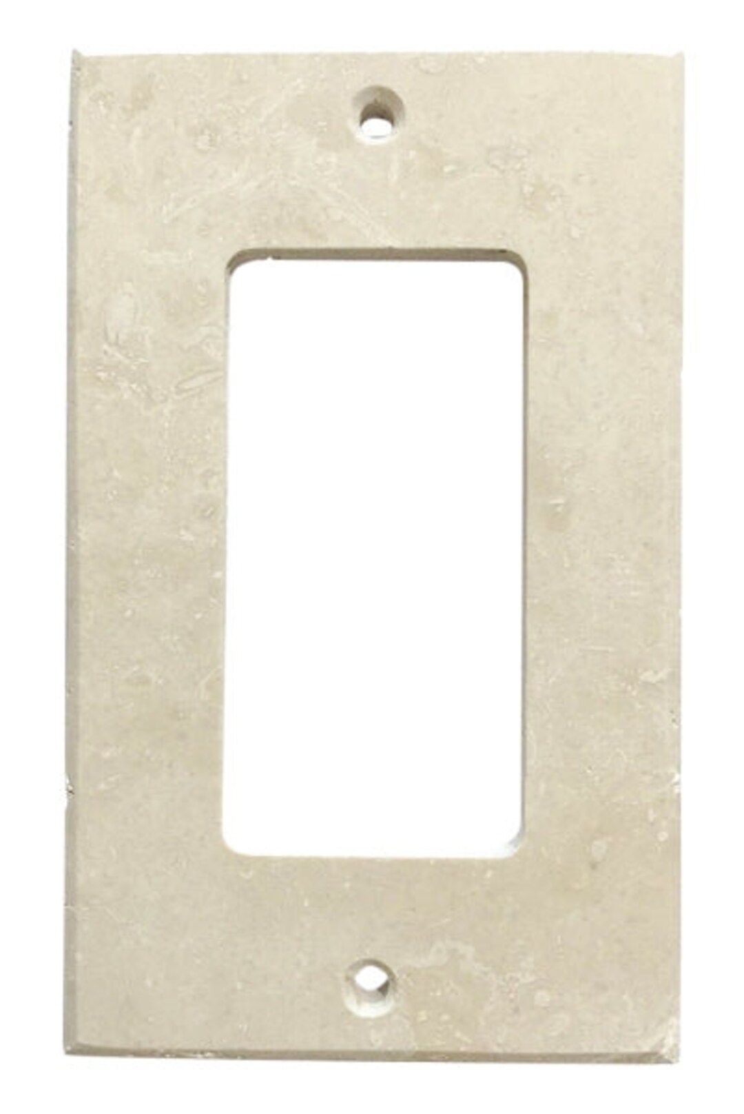 Ivory / Light Travertine Switch Plate 2 3/4 X 4 1/2 Honed 1-ROCKER Wall ...