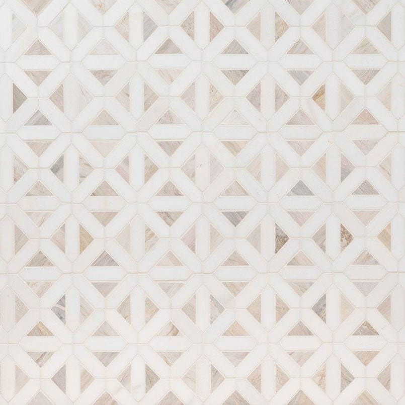 Angora Geometric Pattern Mosaic Tile - Etsy