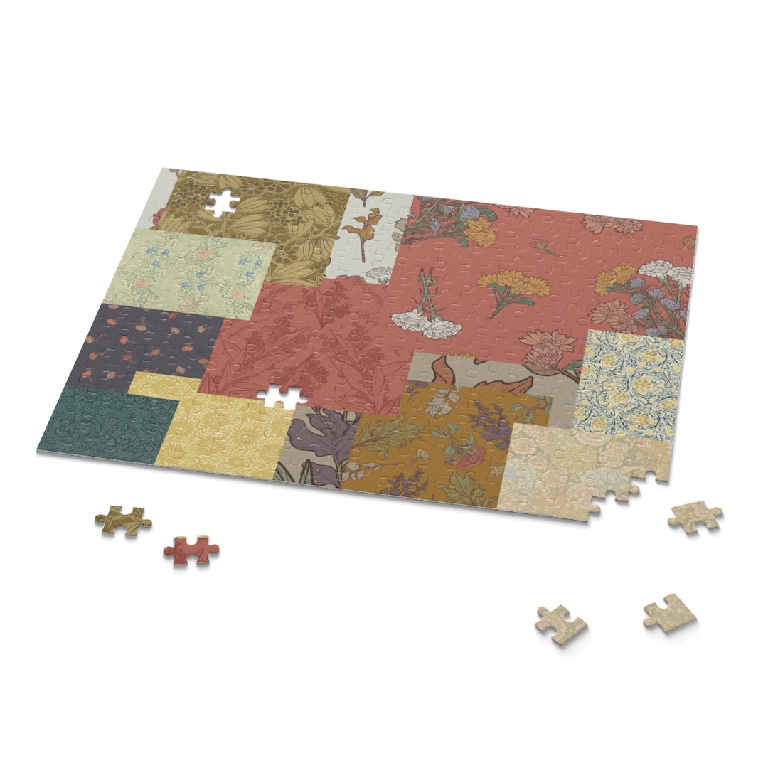 Vintage Pattern Jigsaw Puzzle Aesthetic Gifts Puzzle Lovers Cute Puzzle ...