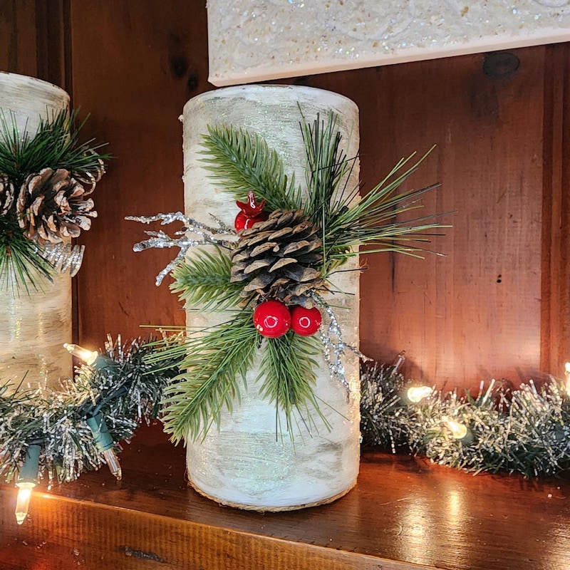 Christmas Vase - Etsy