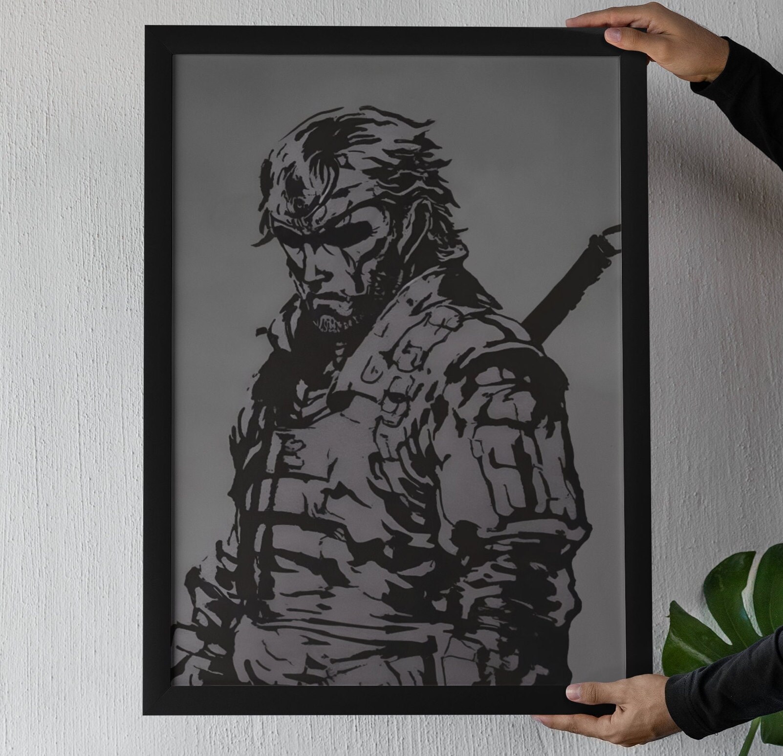 Shinobi Wall Printable Ninja Wall Decor Japan Japanese Art - Etsy