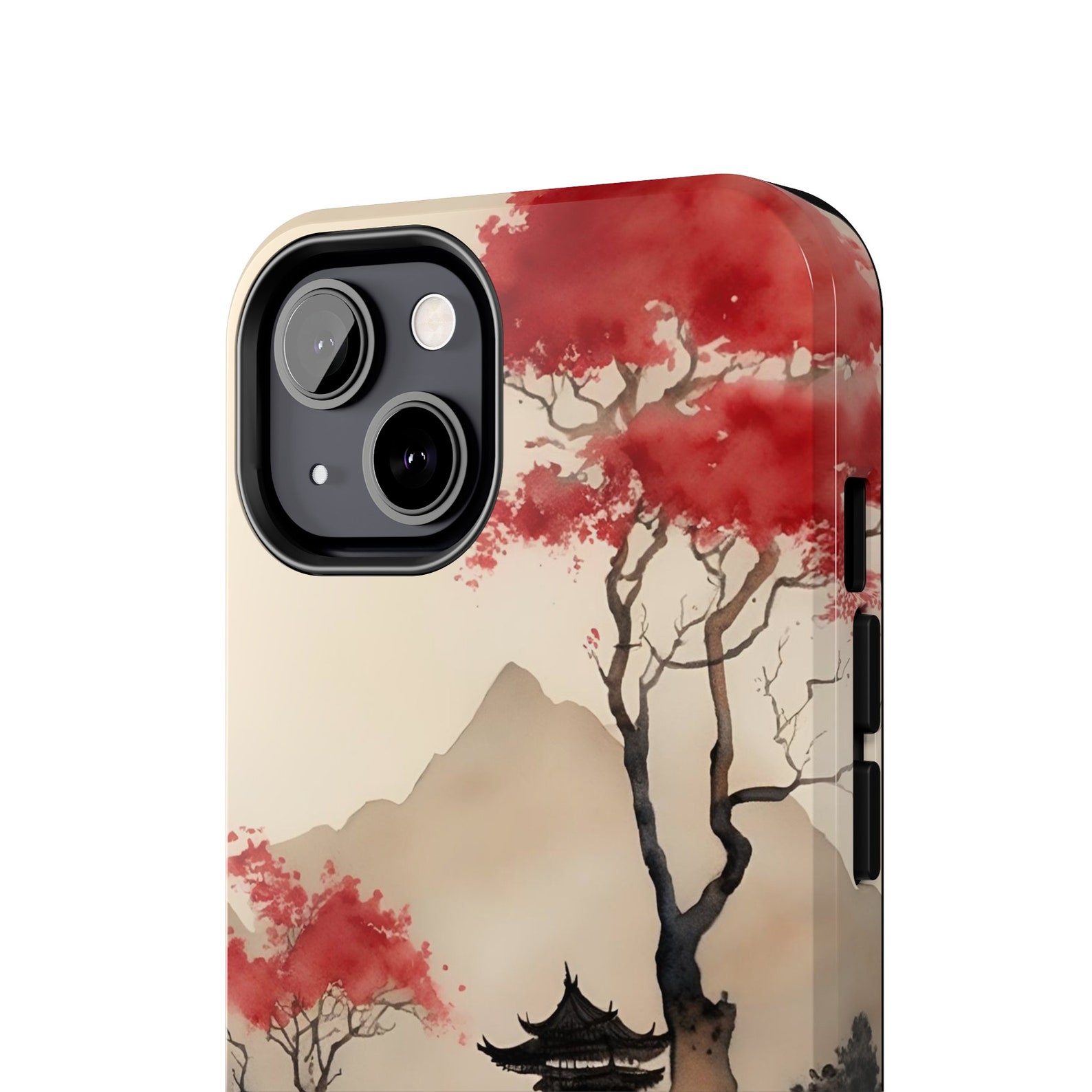 Japanese Sepia Ink iPhone Cases, Ancient Japan, Protective Phone Case ...