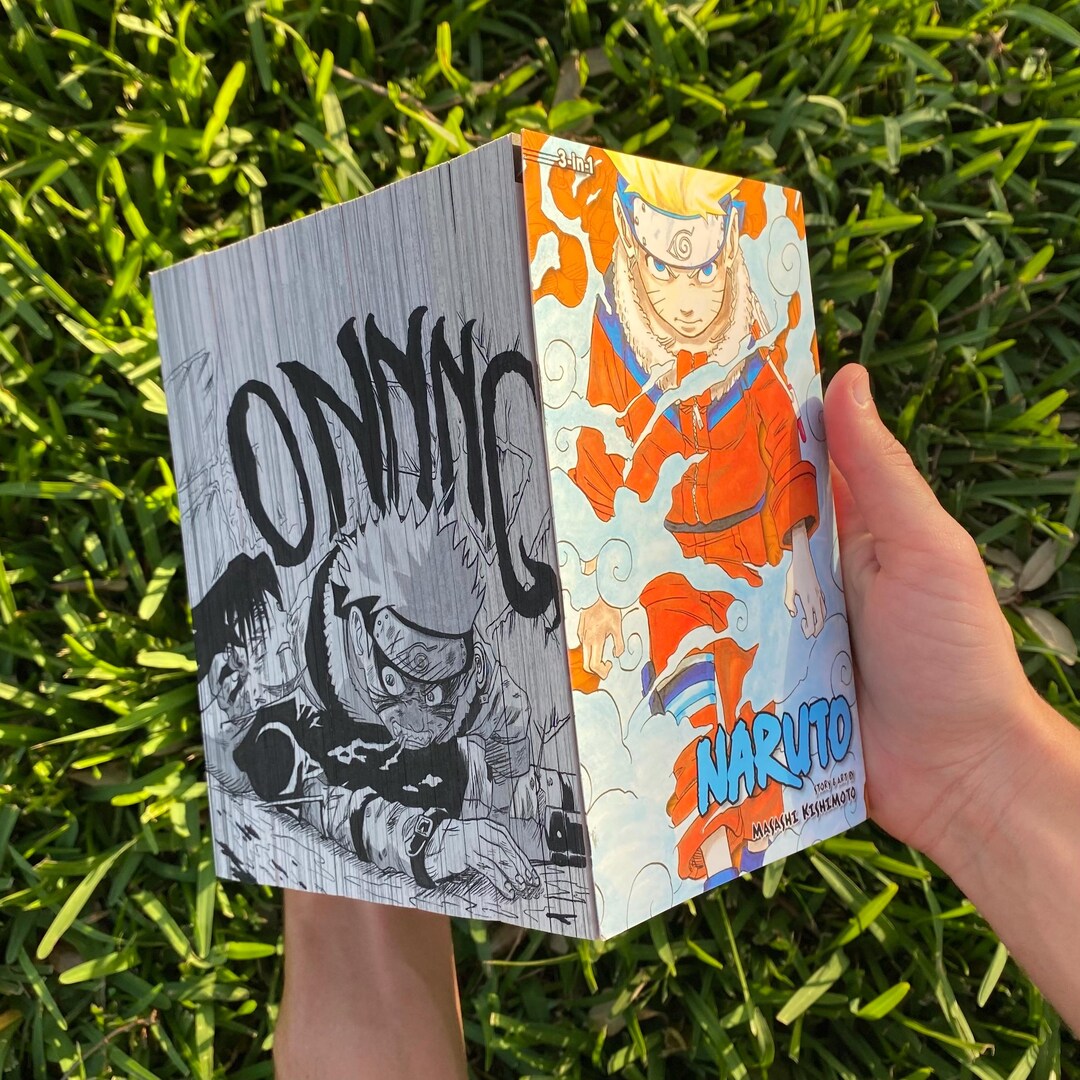 Custom Naruto Manga Art | Personalized Naruto Manga | Weeb Gift | Anime ...