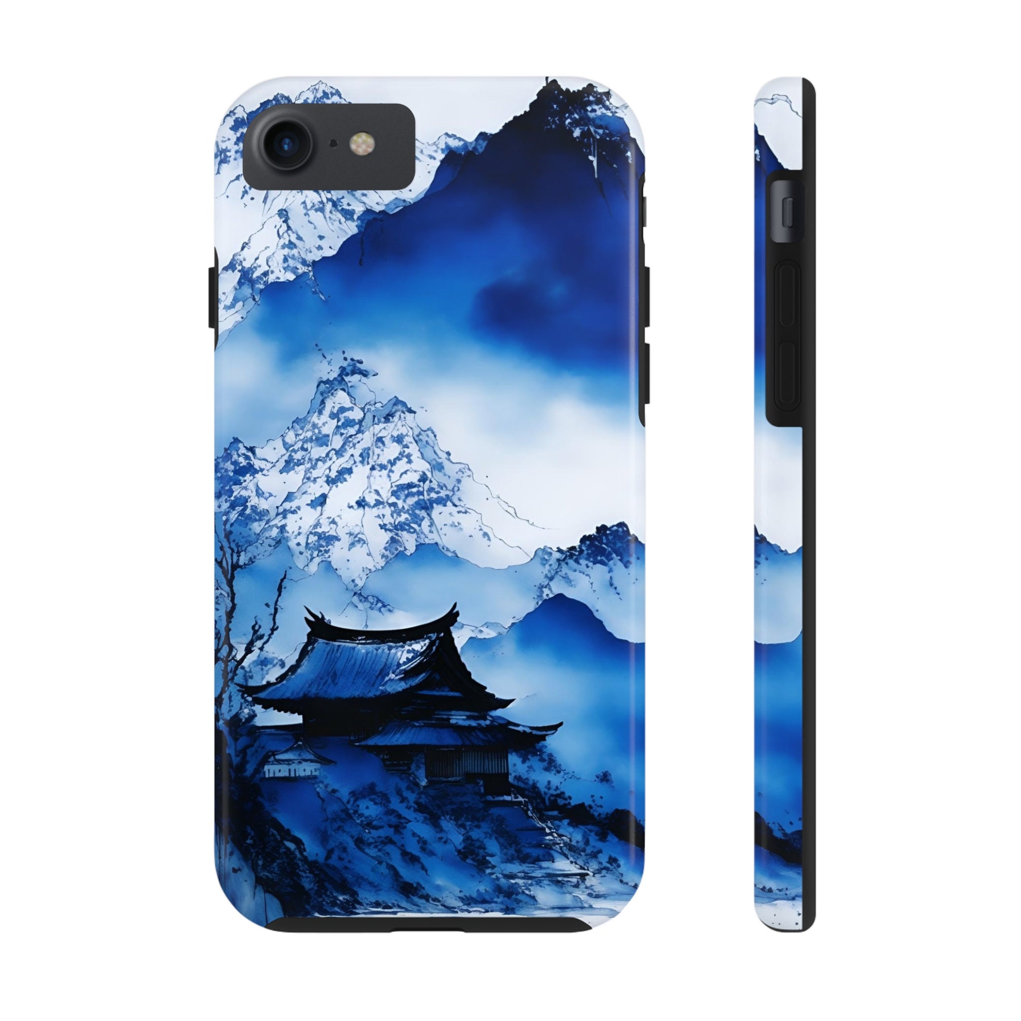 Winter Valley Ink Splash Phone Case, Protective Phone Case, Japanese ...