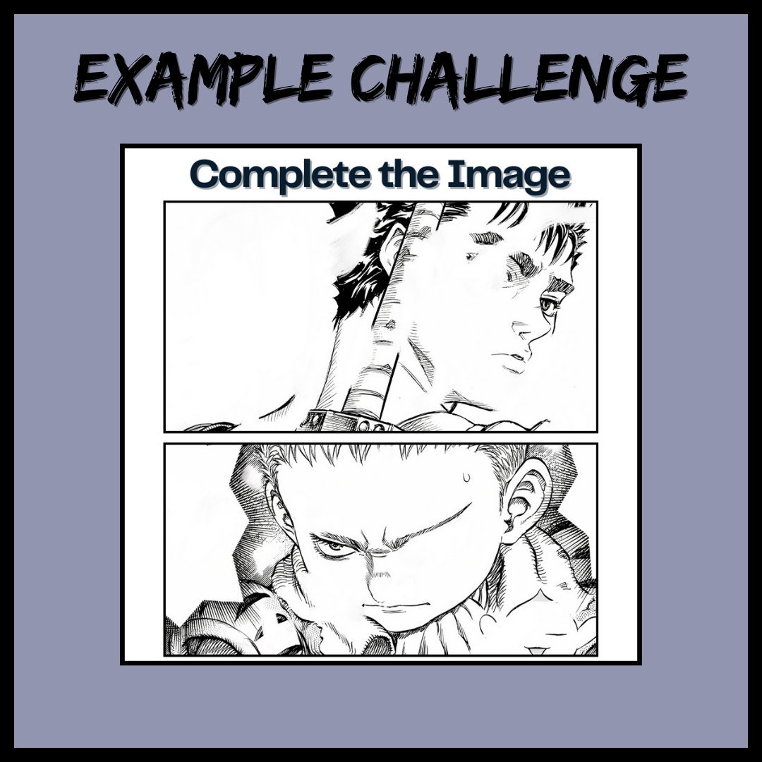 Berserk Manga Style Drawing Practice PRINTABLE DIGITAL DOWNLOAD ...