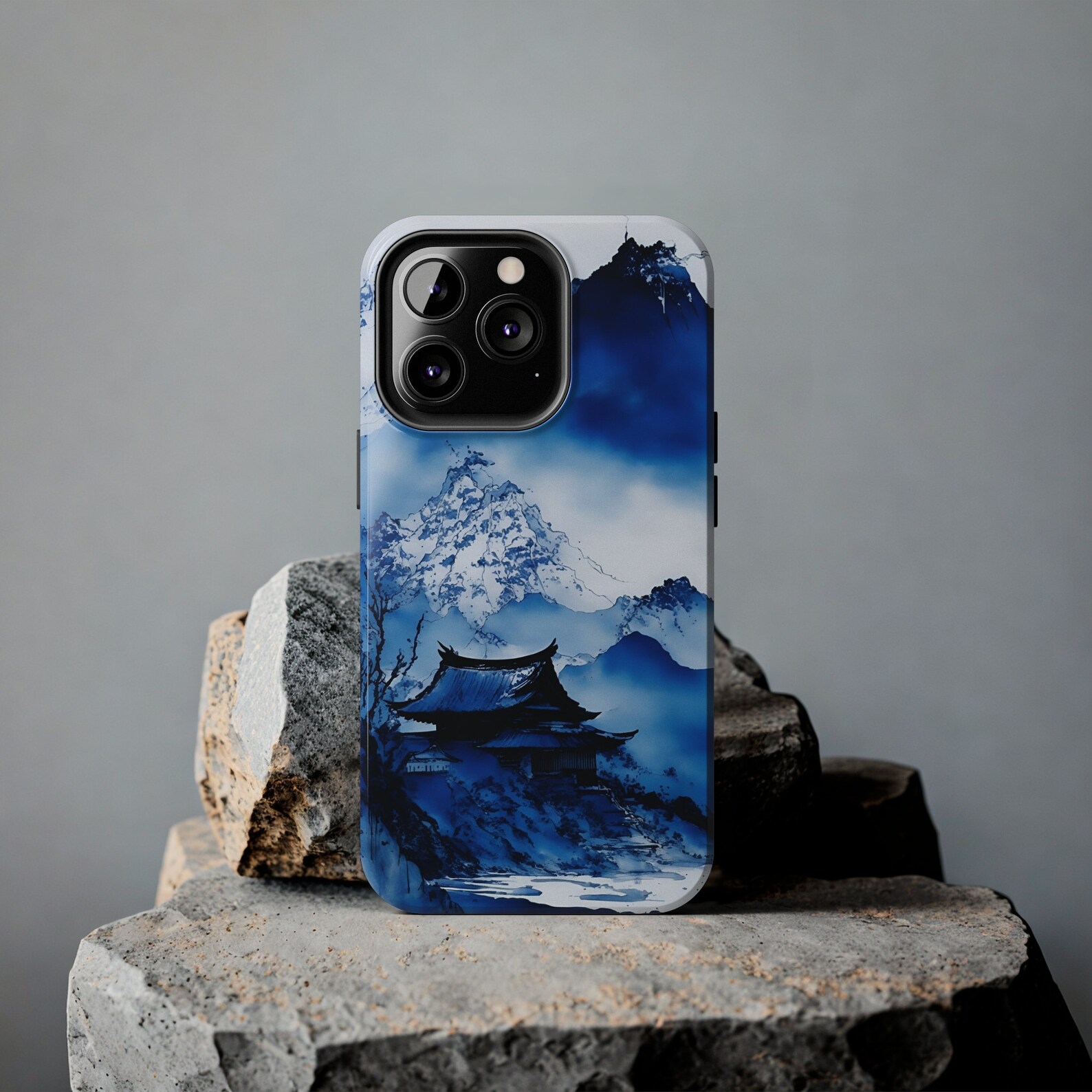 Winter Valley Ink Splash Phone Case, Protective Phone Case, Japanese ...