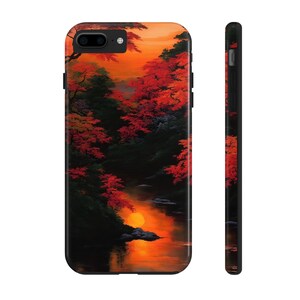 Japanese Minimalism Phone Case Art Cover for iPhone 14, 13, 12, 11, Se ...