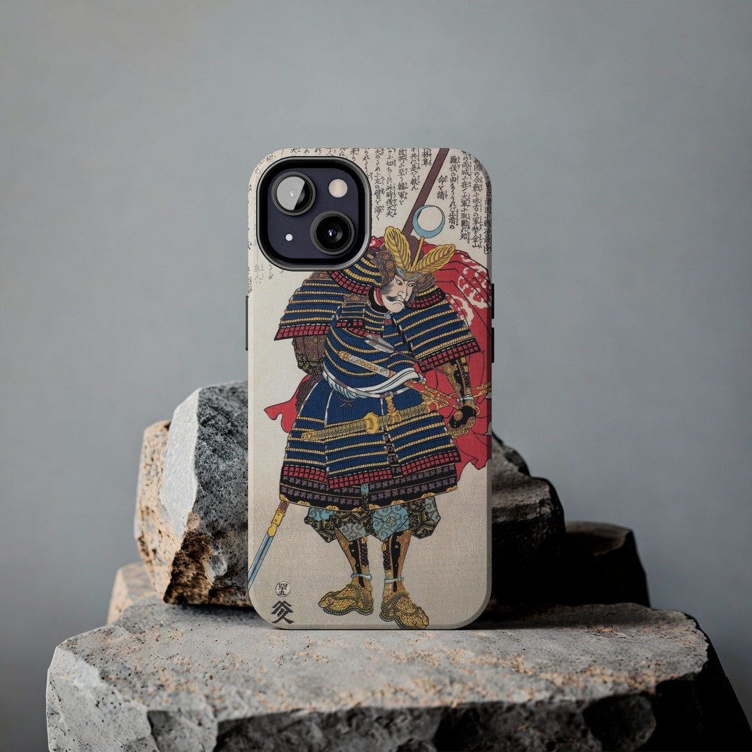 Vintage Samurai Japanese Phone Case, Samauri Fight, Japanese Culture ...