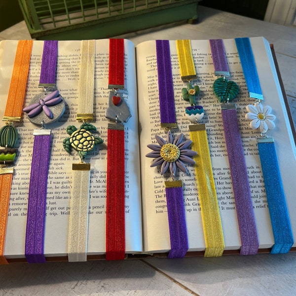 Elastic Bookmark - Etsy