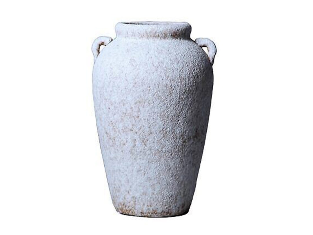 Grey Stone Vase, Grey Ceramic Vase, Artisan Ceramic, Vintage Home Decor ...