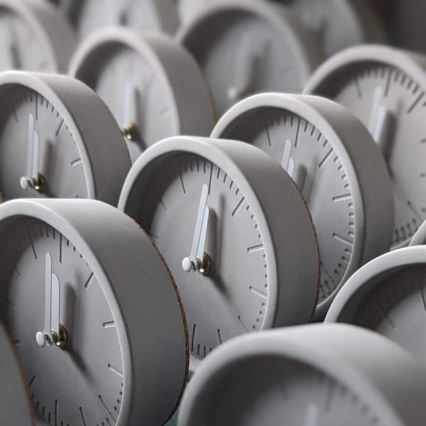Concrete Clock - Etsy