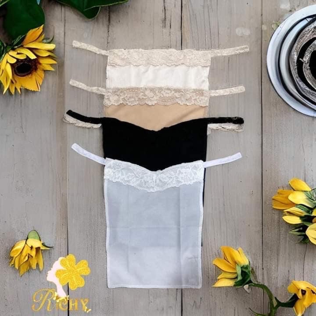 3pcs Random Color Lady Lace Clip-on Mock Camisole Bra Insert - Etsy