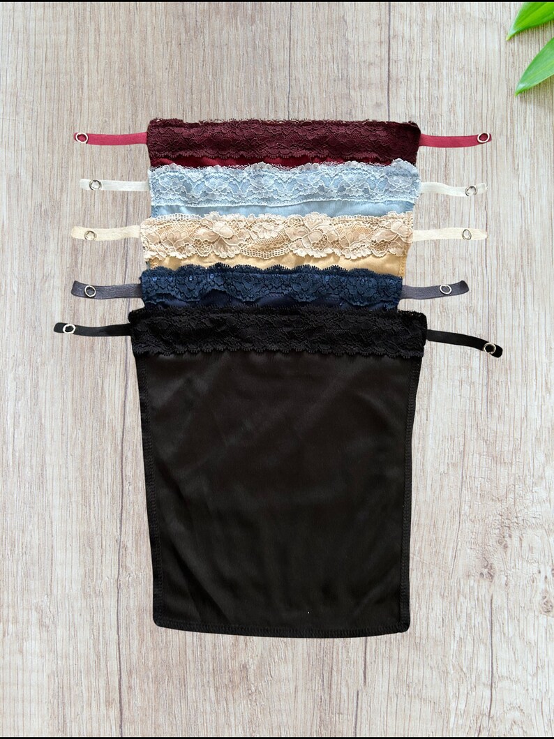 3pcs Random Color Lady Lace Clip-on Mock Camisole Bra Insert - Etsy