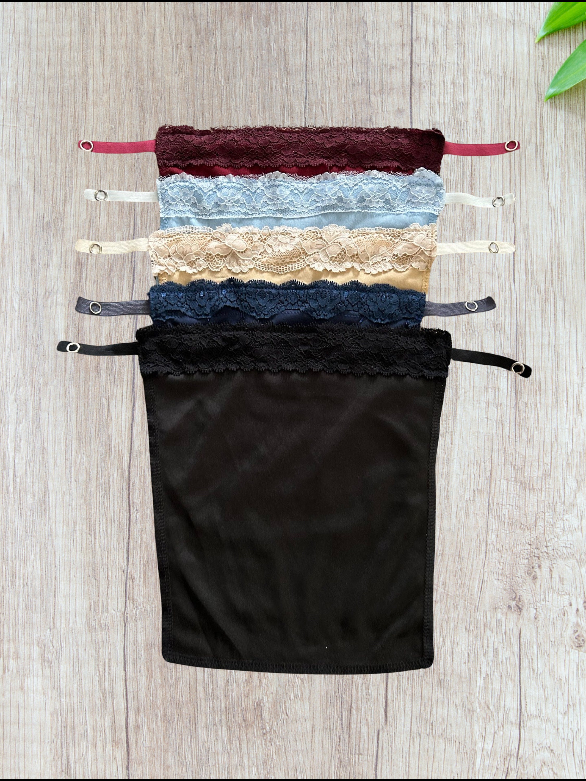 3pcs Random Color Lady Lace Clip-on Mock Camisole Bra Insert - Etsy