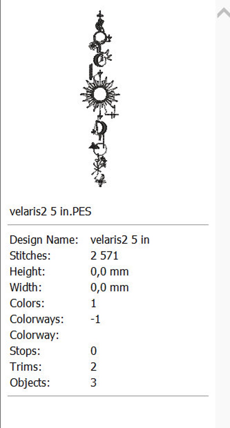 ACOTAR Velaris, Moon, Stars, Embroidery Design Files Fantasy Book ...