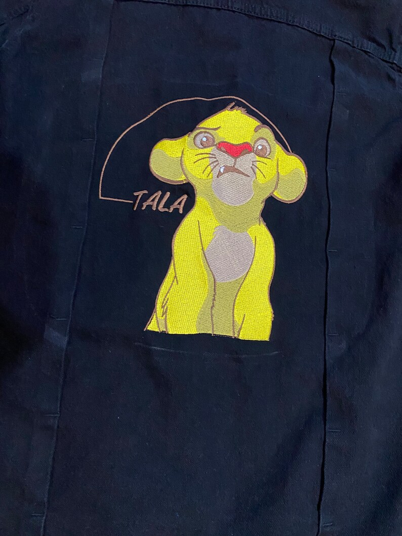 The Lion King, Simba Cartoon Movie Embroidery Design Files Movie Design ...