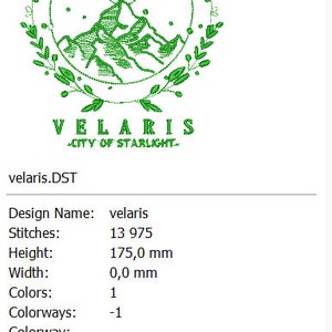 ACOTAR Velaris based on Book Embroidery Design Files Fantasy Book ...