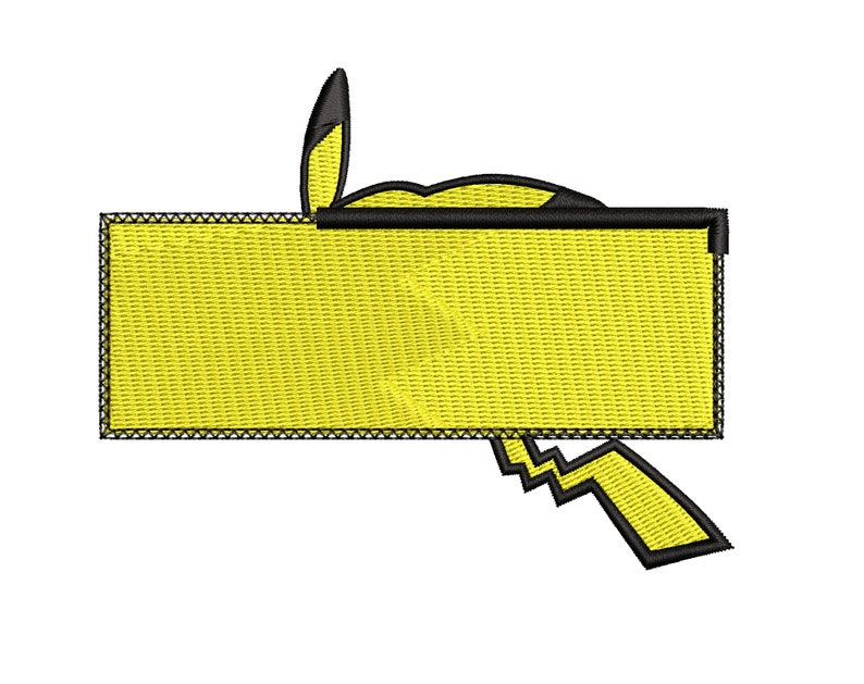 Pokemon Embroidery Design Files Pikatchu Design for Embroidery Machine ...