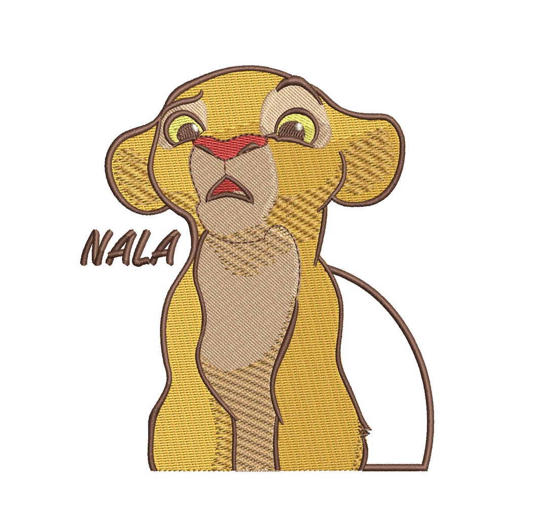 The Lion King, Nala Cartoon Movie Embroidery Design Files Movie Design ...