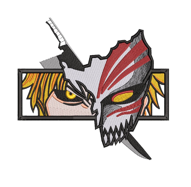 Ichigo Embroidery Design – Anime Cartoon Machine File (PES, DST, EXP ...