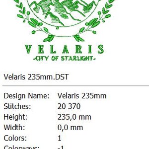 ACOTAR Velaris (based on Book) Embroidery Design Files- Fantasy Book ...