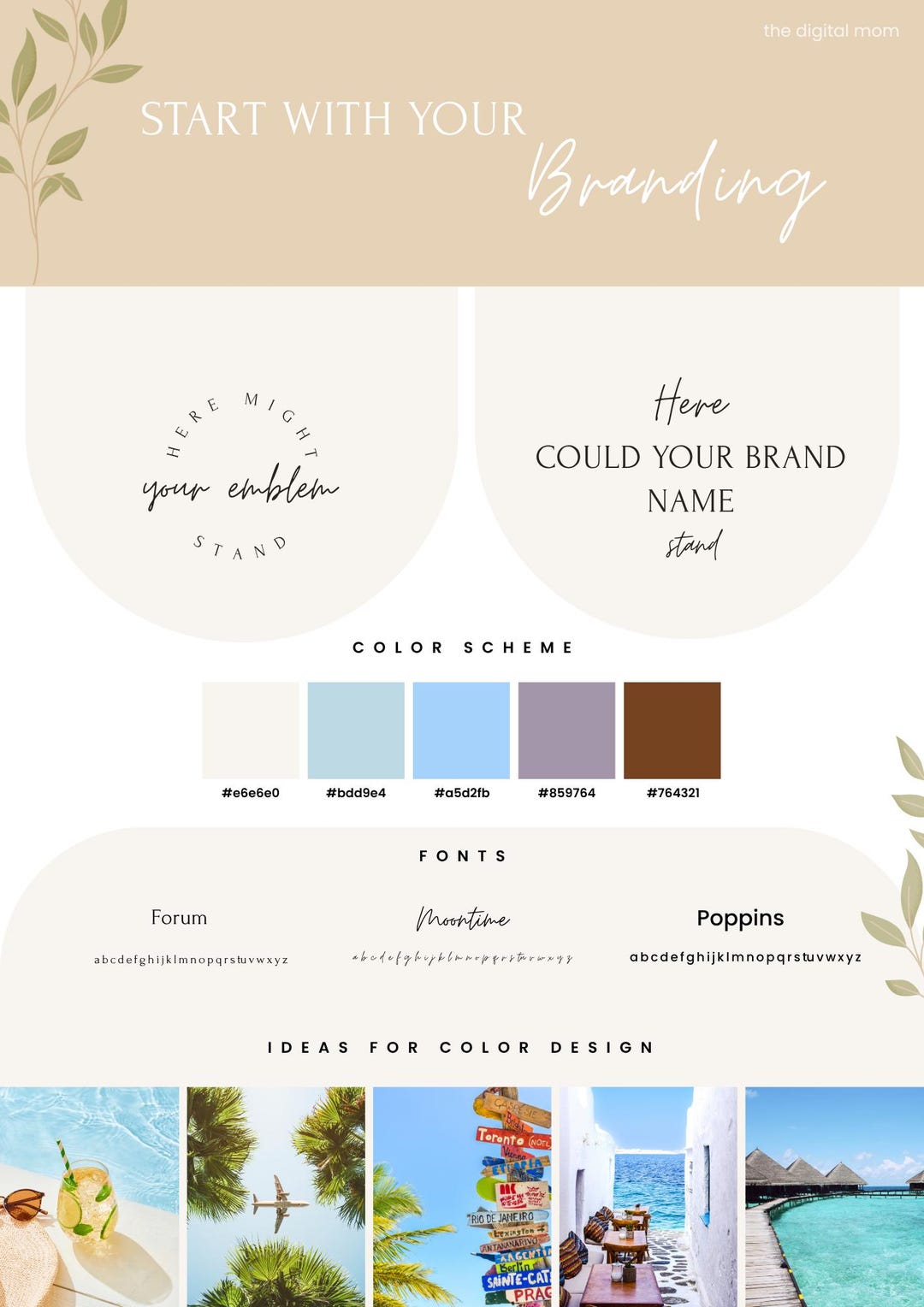 Canva Branding Guide German + English | Brand Kit Template | Digital ...