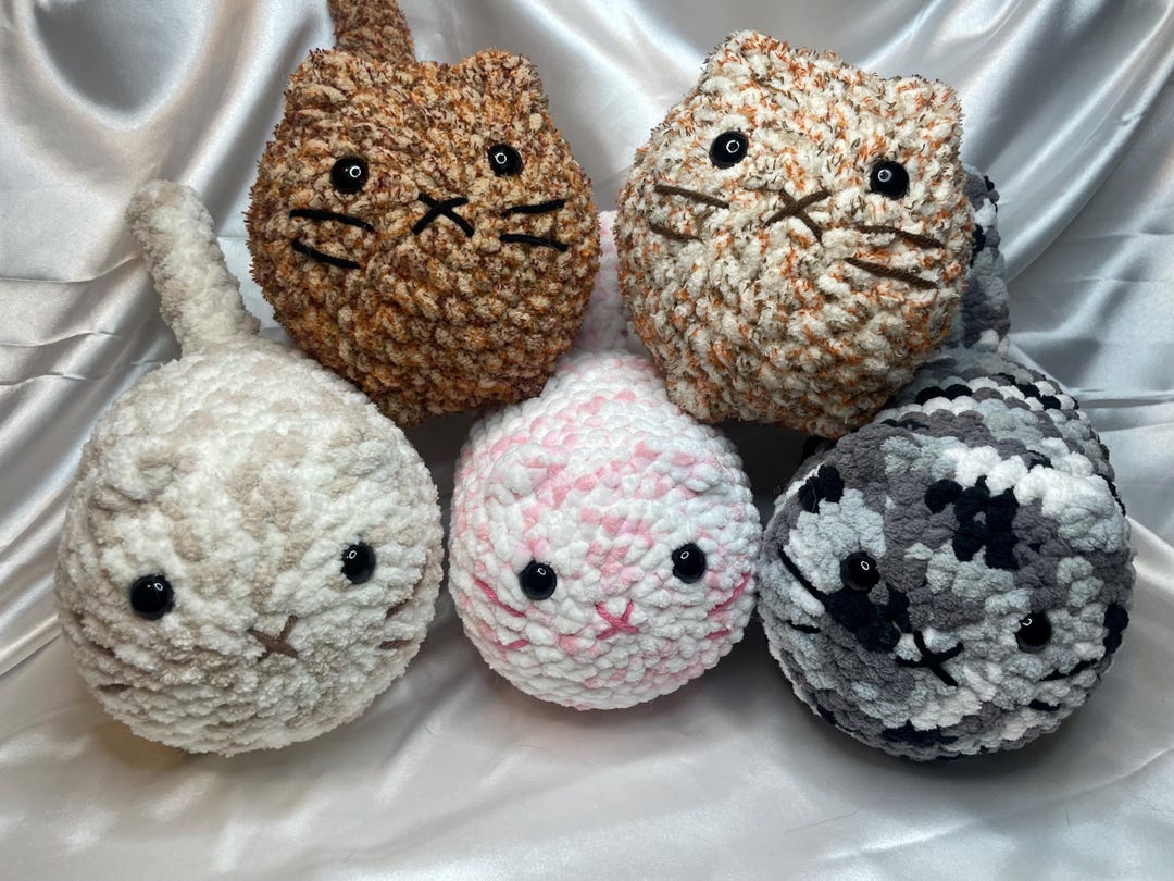 Crochet Chunky Loaf Cat - Etsy