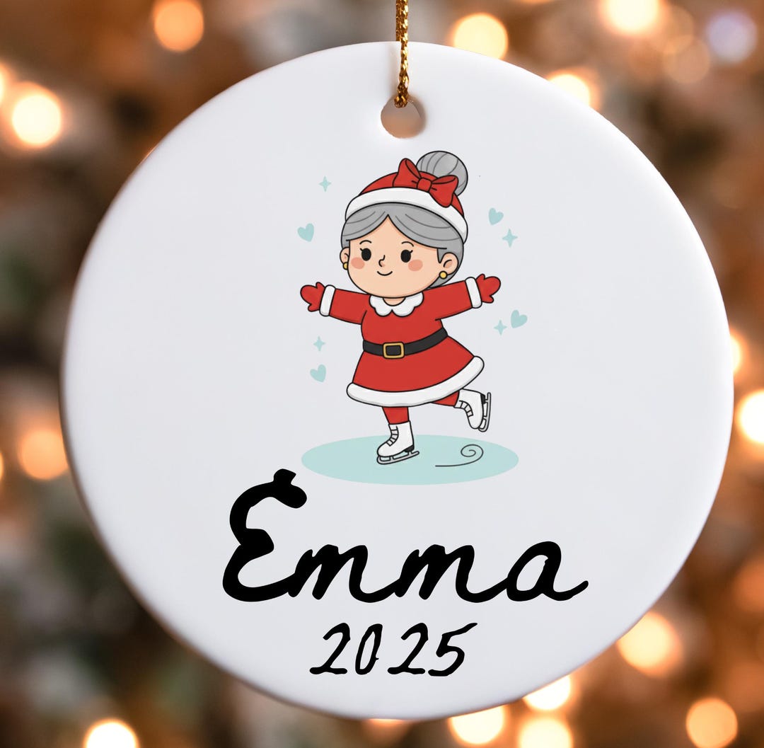 Personalized Figure Skating Ornament Custom Figure Skating Gifts Figure ...
