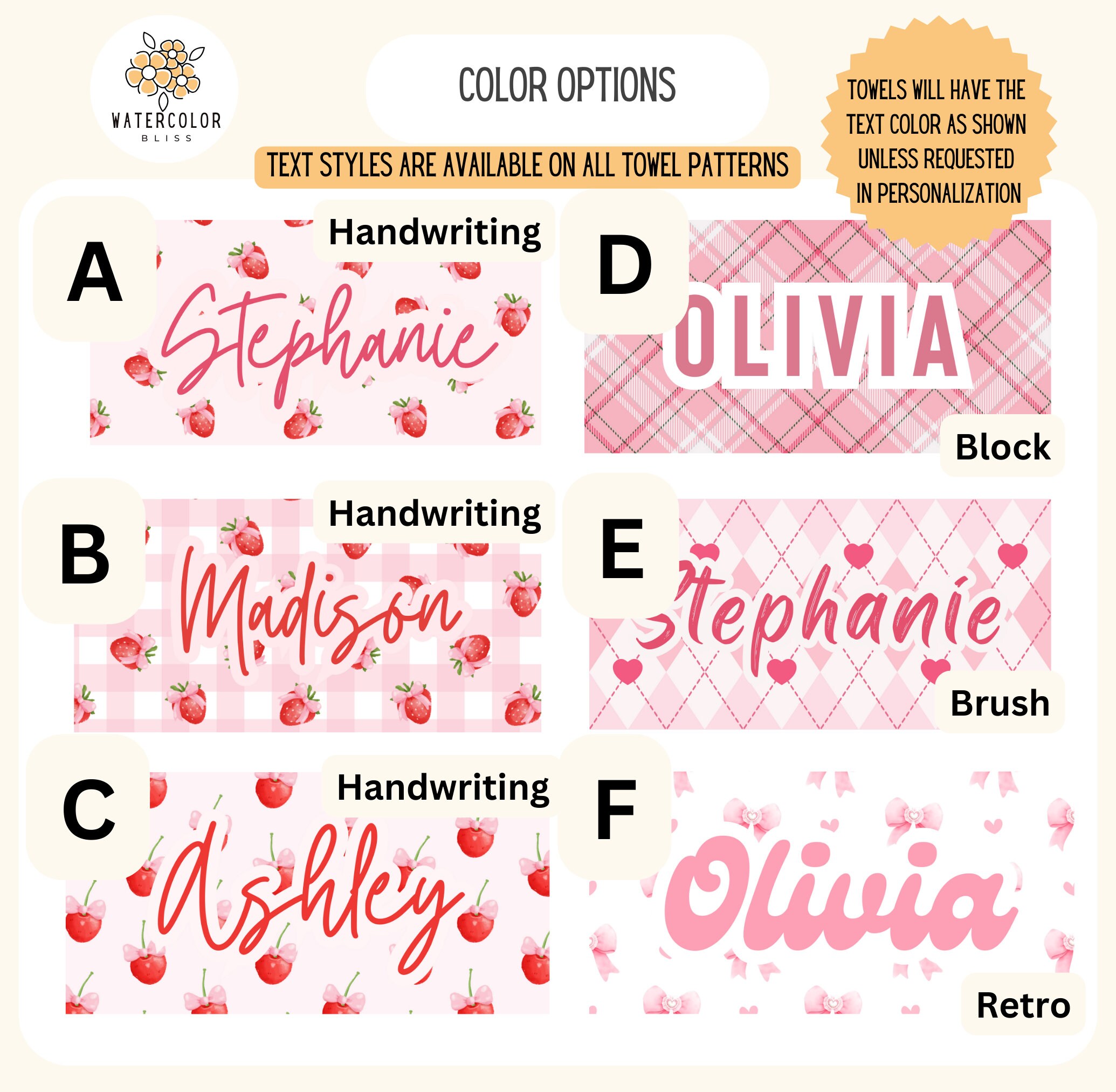 Personalized Coquette Strawberries Beach Towel,custom Girly Coquette ...