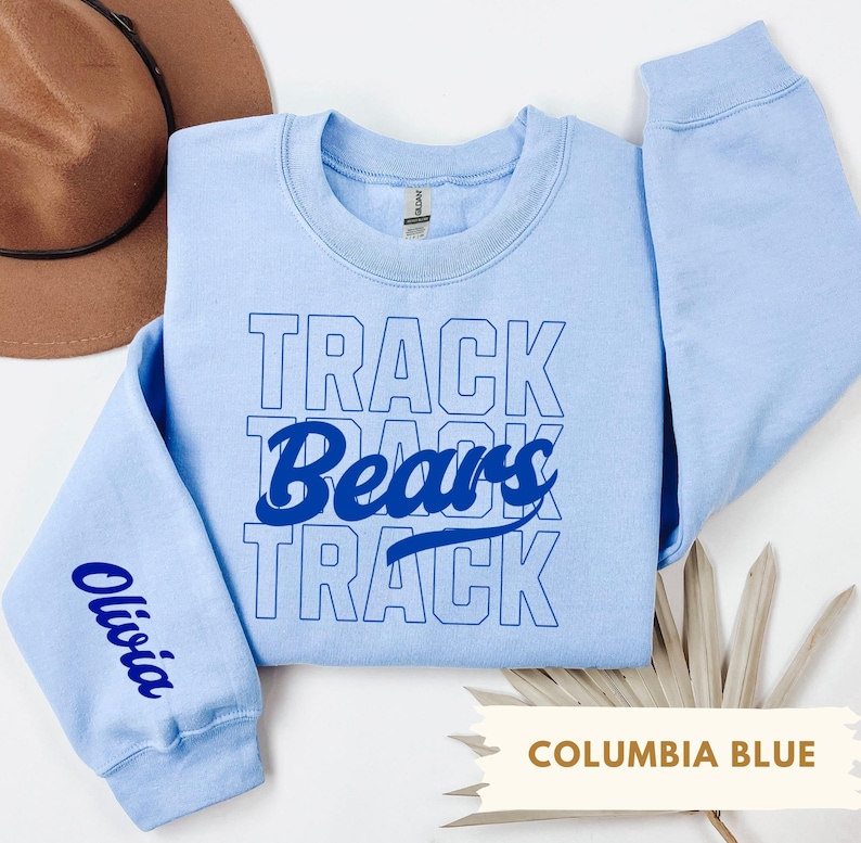Track and Field Sweatshirt,personalized Track Sweater,custom School ...