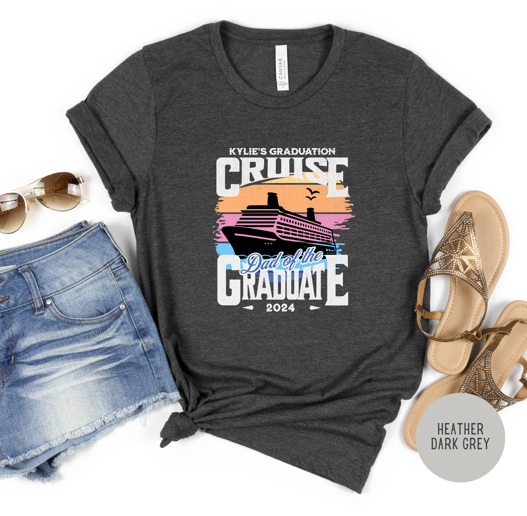 Matching Graduation Cruise T-shirts,grad Cruise Tshirts,custom Family ...