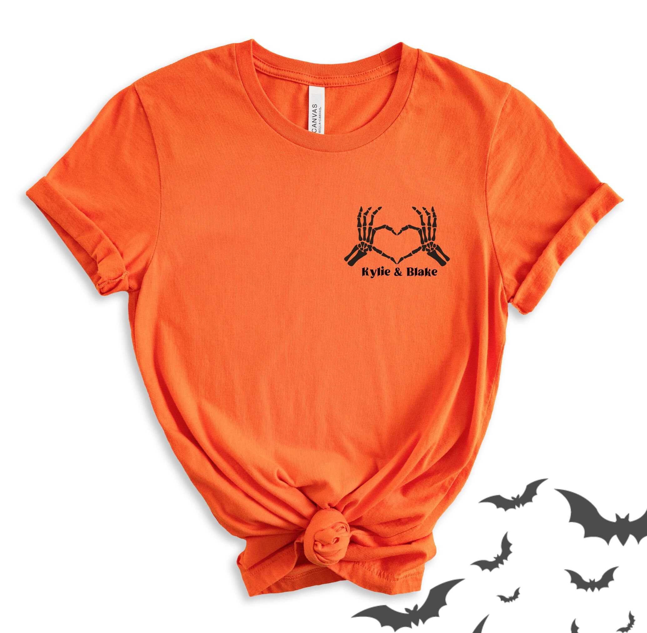 Personalized Halloween Couple Skeleton Shirts,spooky Bach Tee,gothic ...