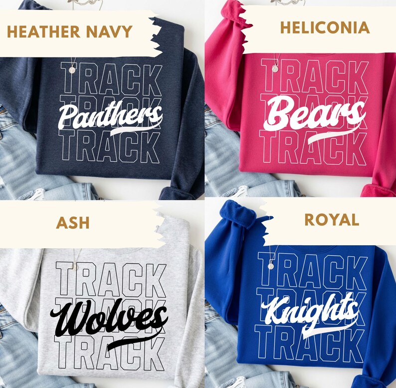 Track and Field Sweatshirt,personalized Track Sweater,custom School ...