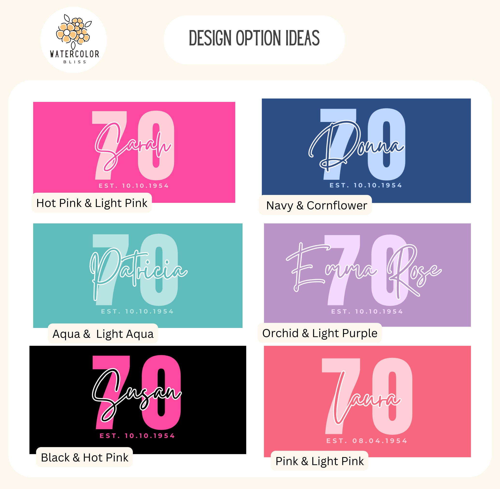 Personalized 70th Birthday Beach Towel,custom 70th Birthday Gift,70th ...