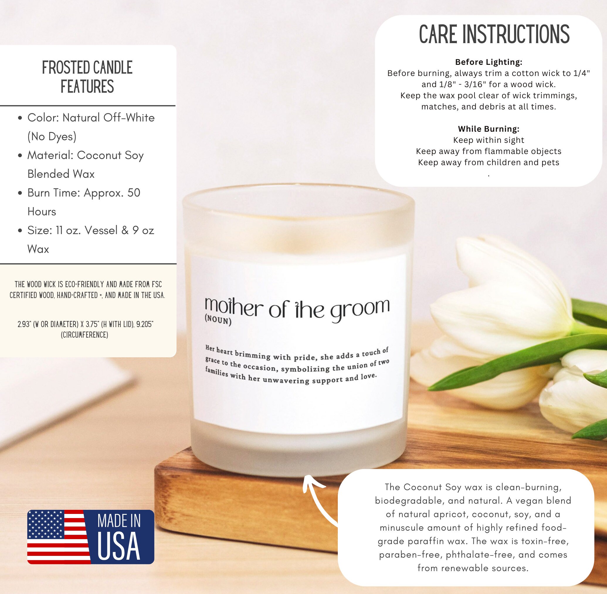 Mother of the Groom Gift,mother of the Groom Candle,bridal Party ...