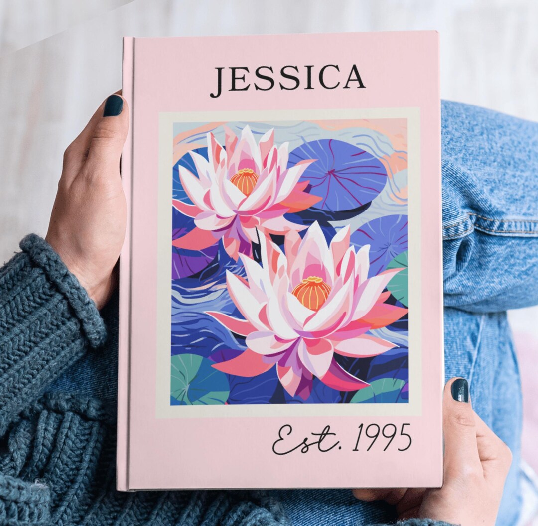 Personalized Birth Month Flower Journal,best Gifts for Turning 30 ...