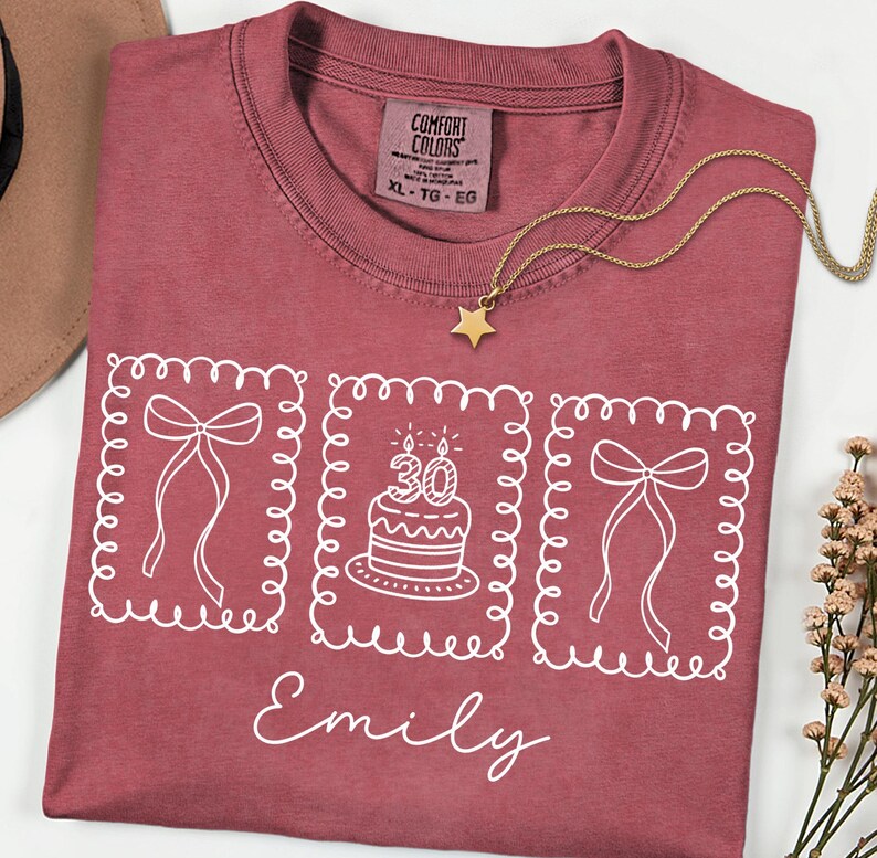 30th Birthday Shirt,personalized 30th Birthday Gift,custom Dirty 30 ...