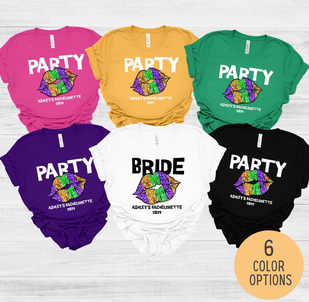 Matching NOLA Bachelorette Party T-shirts,new Orleans Bachelorette ...