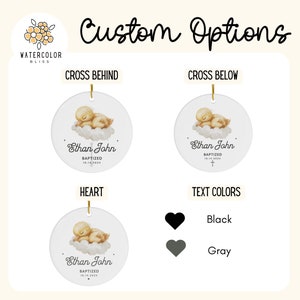 Personalized Duck Baptism Ornament,dedication Gift,christening Gift ...