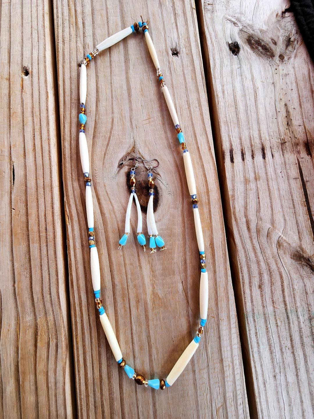 Women's Jewelry Set-indigenous Beadwork-necklace and - Etsy