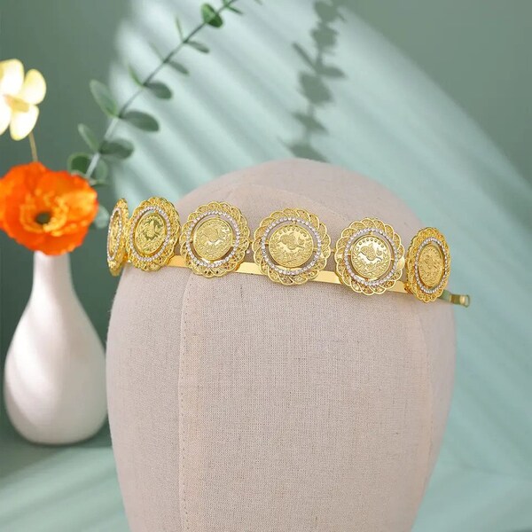 Coin Headband - Etsy