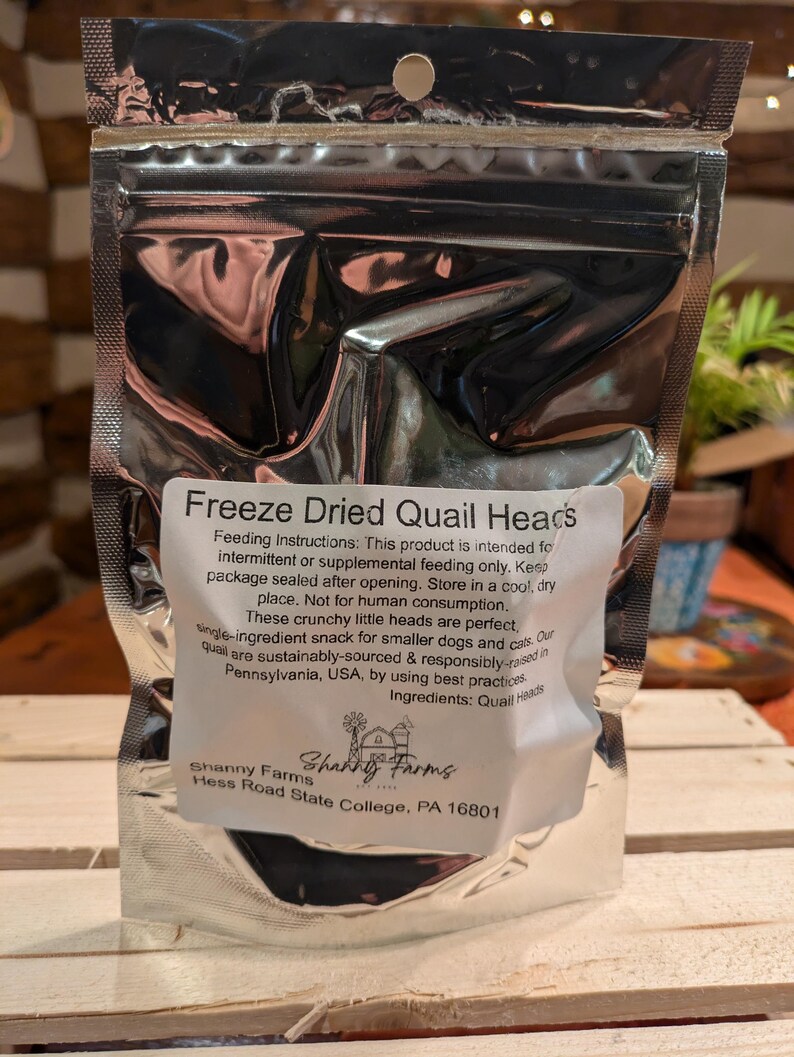 Freeze-dried Quail Heads - Etsy