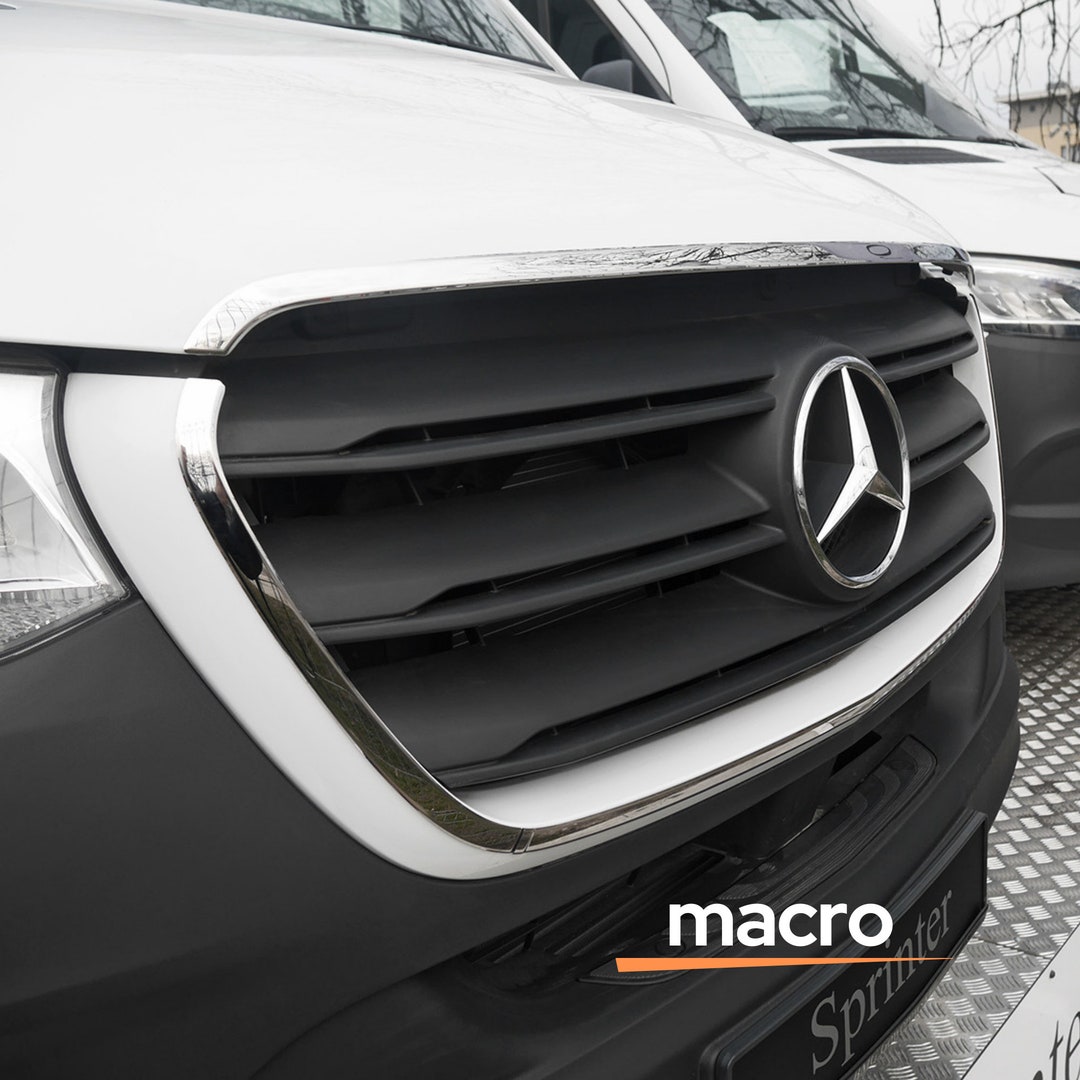 Chrome Front Grill Frame Mercedes-benz Sprinter W907 - Etsy