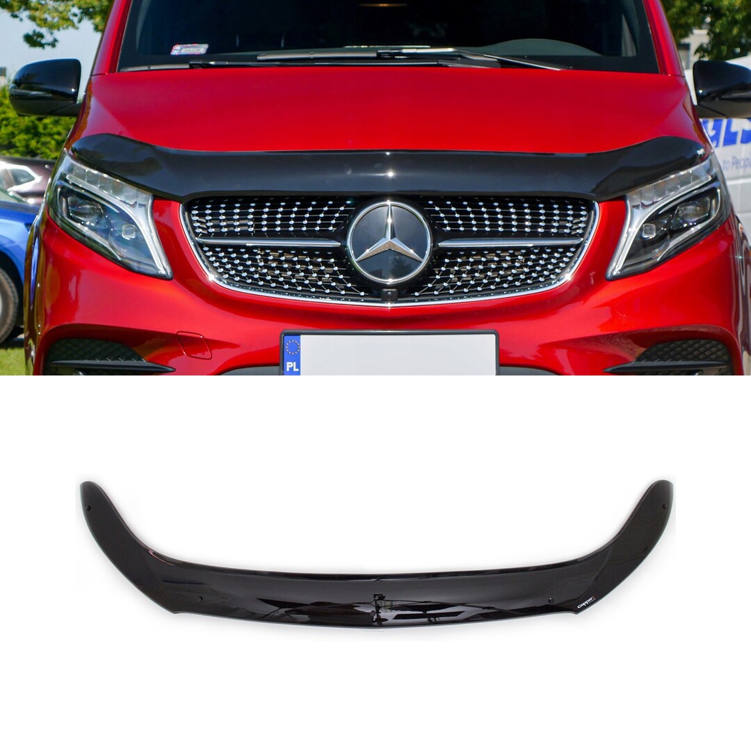 Front Stone & Bug Deflector Mercedes Vito/metris 2015-2023 Premium Hood ...