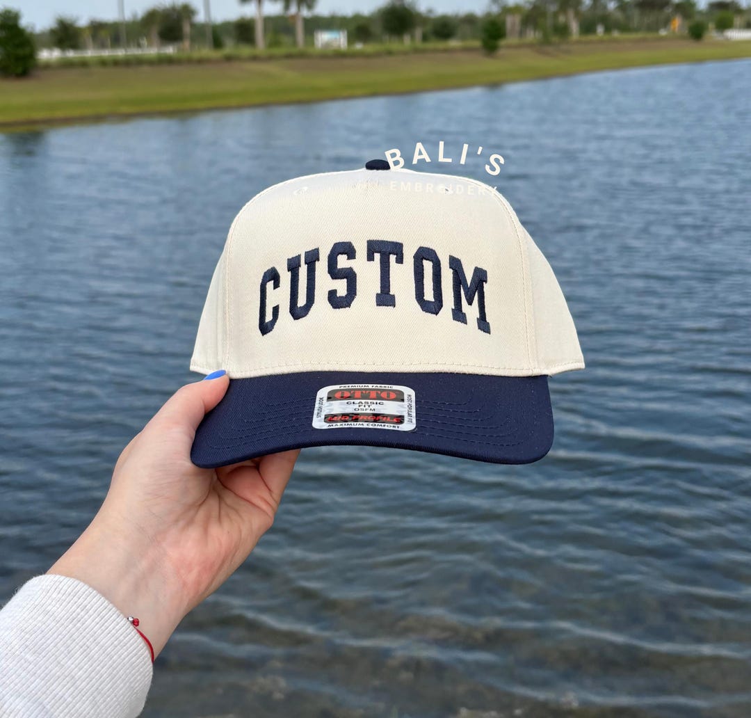 Custom Embroidered Hats, Personalized Dad Hat, Custom Text Hat, Gift ...