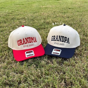 Custom Embroidered Hat, Personalized Date, Matching Vintage Baseball ...