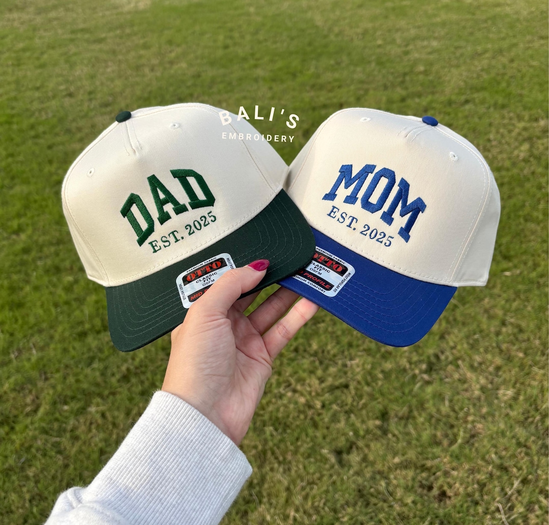 Custom Embroidered Hat, Personalized Date Matching Vintage Baseball ...