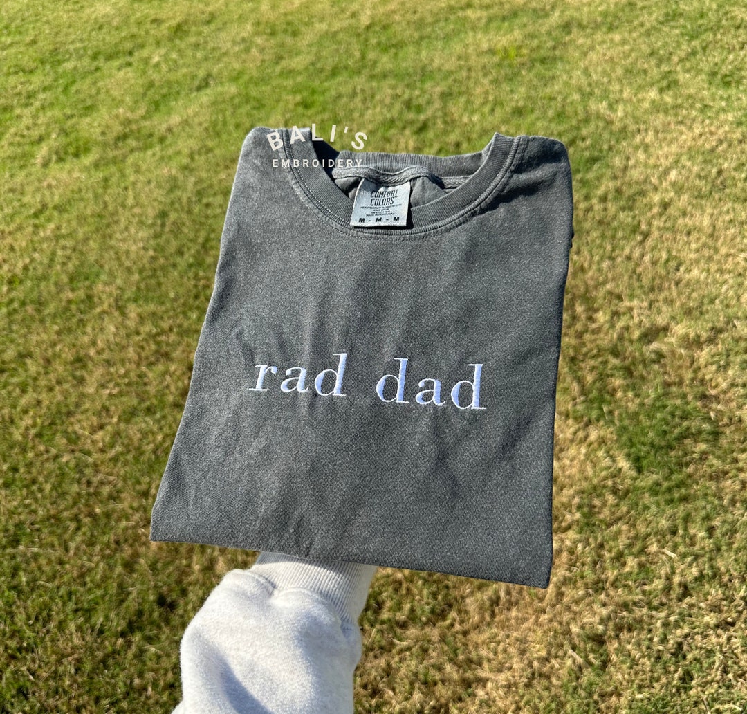 Funny Dad Embroidered Shirt, Comfort Colors Fathers Day Gift, Family ...