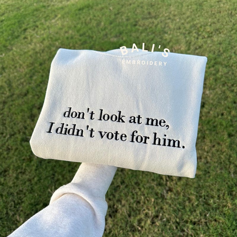 I Didn T Vote For Him Pin Etsy